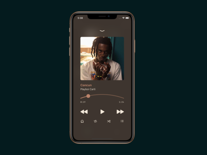 GitHub - tsaruggan/neptunes: A native iOS music player app that's out ...