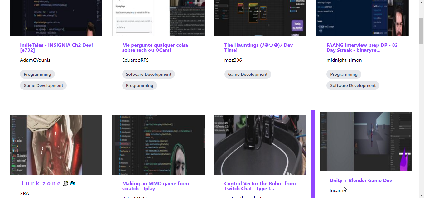 GitHub - geraldiner/dev-streams: A curated list of streams featuring live coding and development