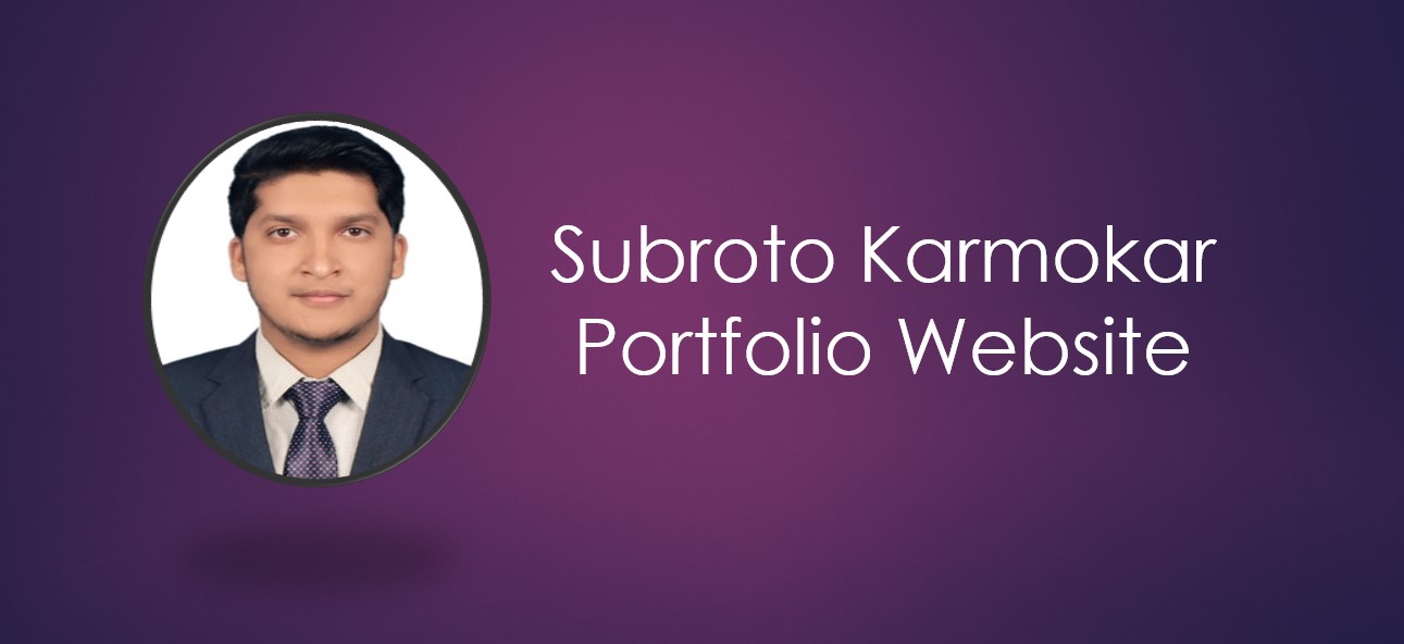 GitHub - SK-Subroto/portfolio: Live link: https://sk-subroto.github.io/portfolio/