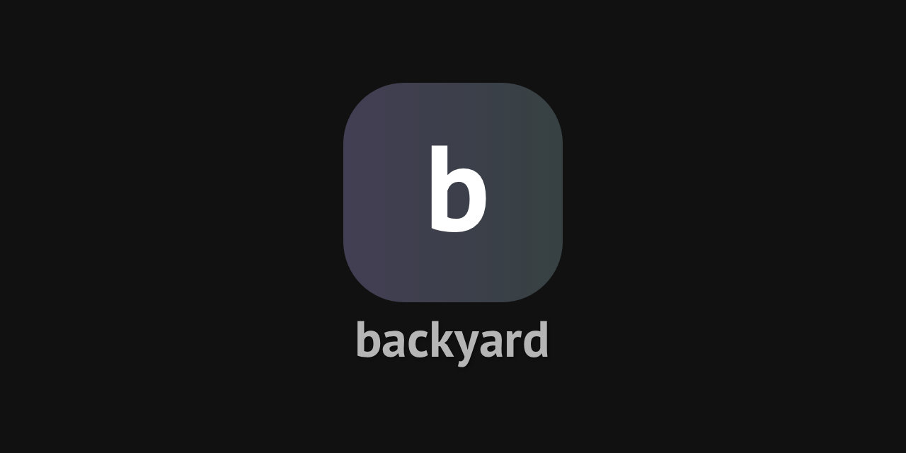 backyard · GitHub Topics · GitHub