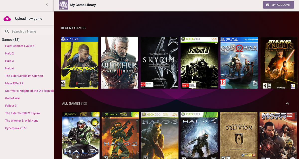GitHub - software-trizzey/game-manager: Small MERN application that ...