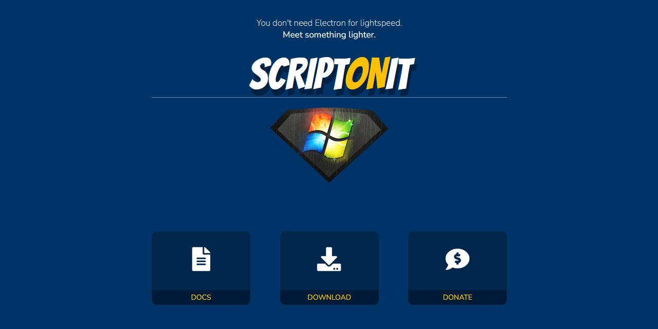 GitHub - DenesKellner/Scriptonit: Create Windows desktop apps with ...