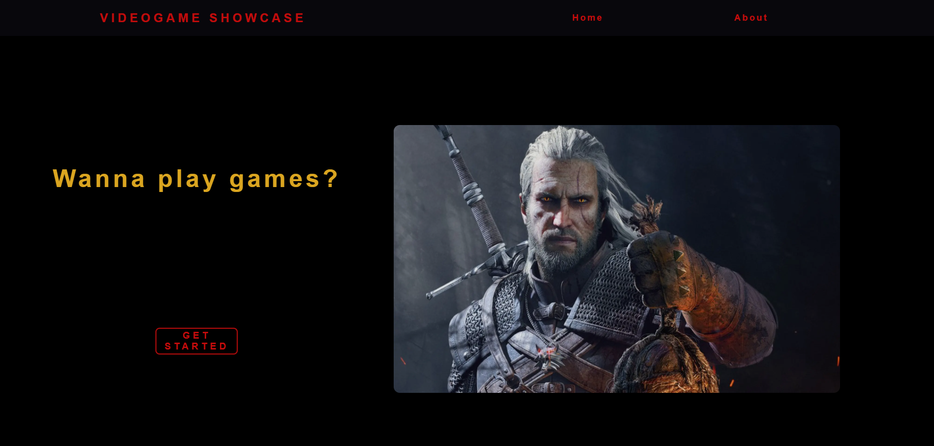 Github Nothardy Videogame Showcase Full Stack Project Made With