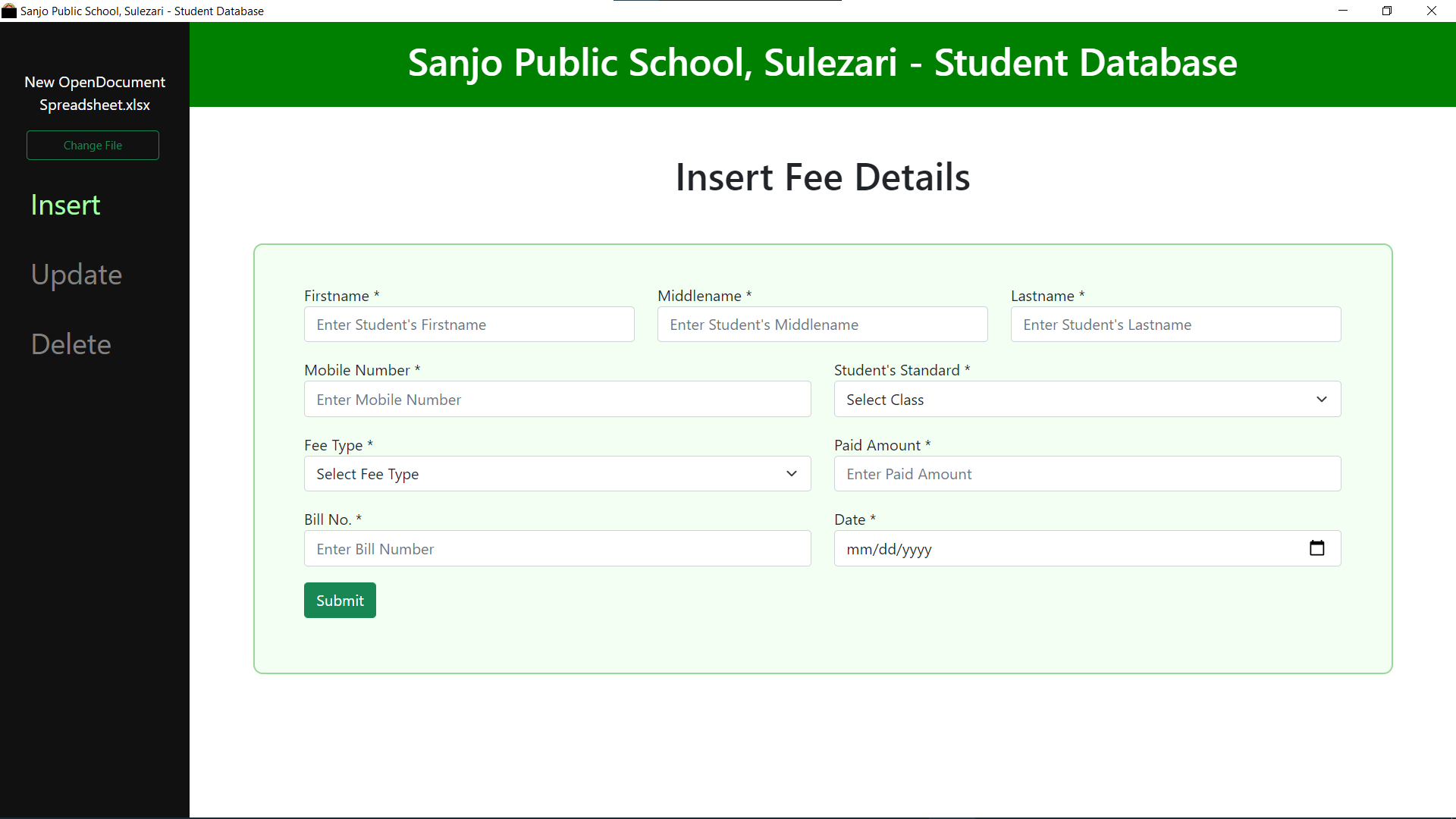 GitHub - gorvk/fee-management-system: Desktop app to manage fee of ...
