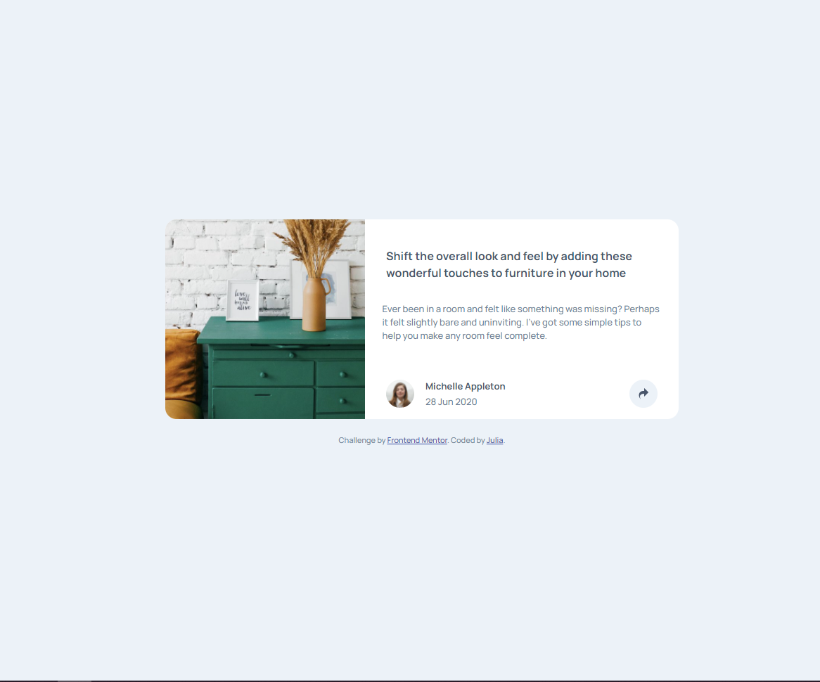 Github Ninjulia Fem Article Preview Component Article Preview Component Challenge From