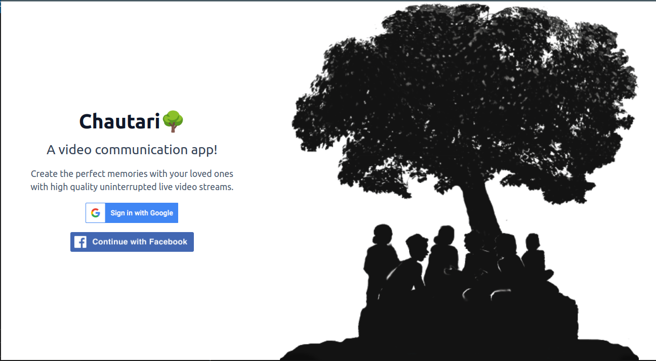 GitHub - hexmo/chautari: Chautari is a video communication based social app.