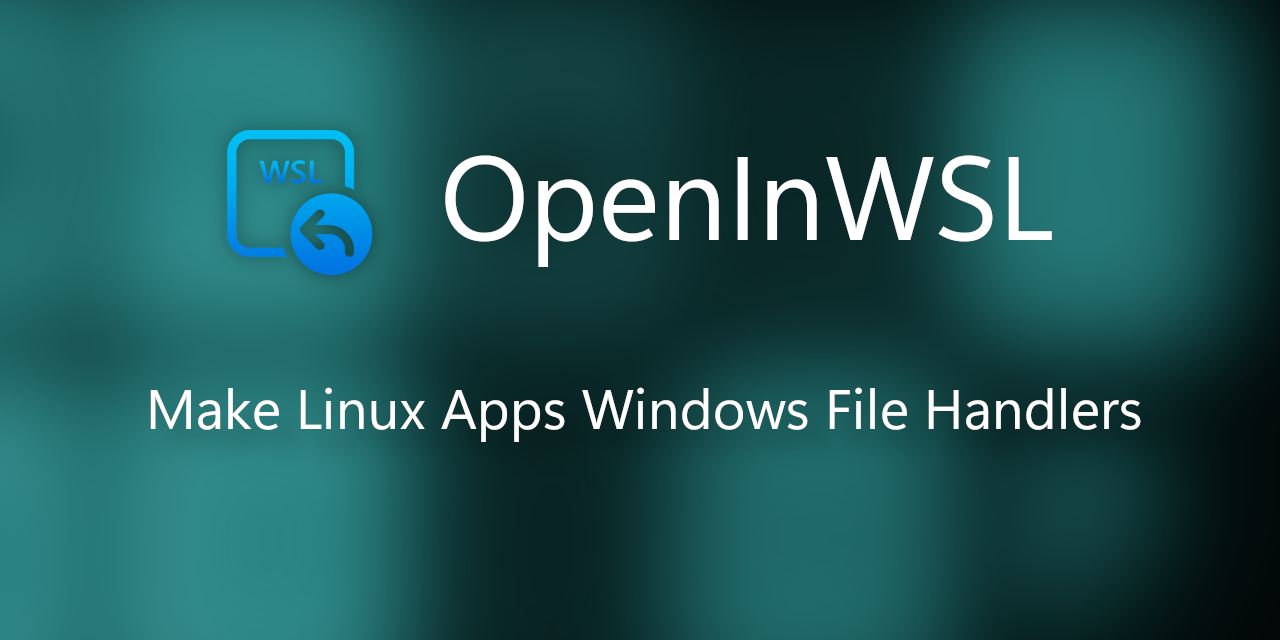 GitHub - Opticos/OpenInWSL-Source: The actual code for OpenInWSL. And some prebuilt releases.