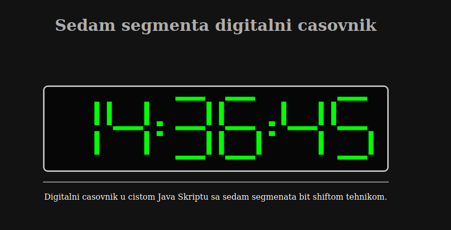 GitHub - lanmi/digital-clock: seven segments digital clock in pure javascript