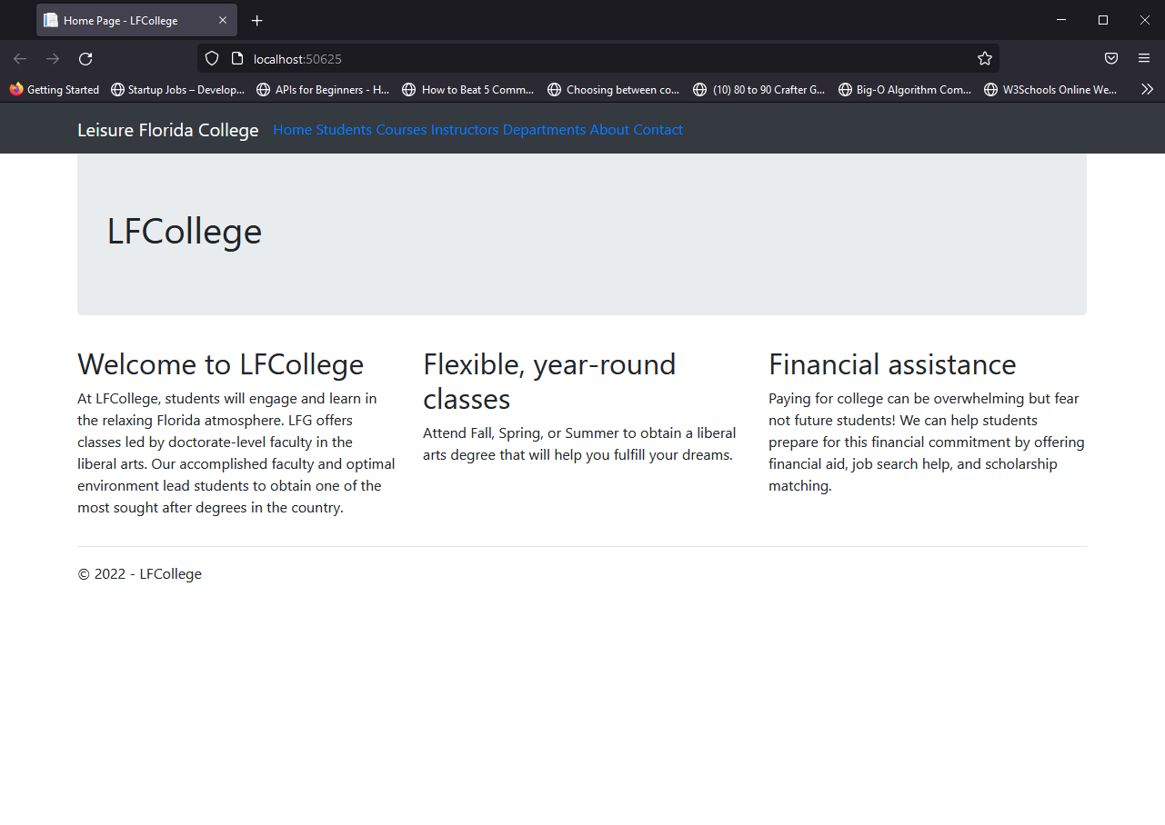 GitHub - Layah-coder/LFCollege: ASP.NET website connected to the cloud through Azure.