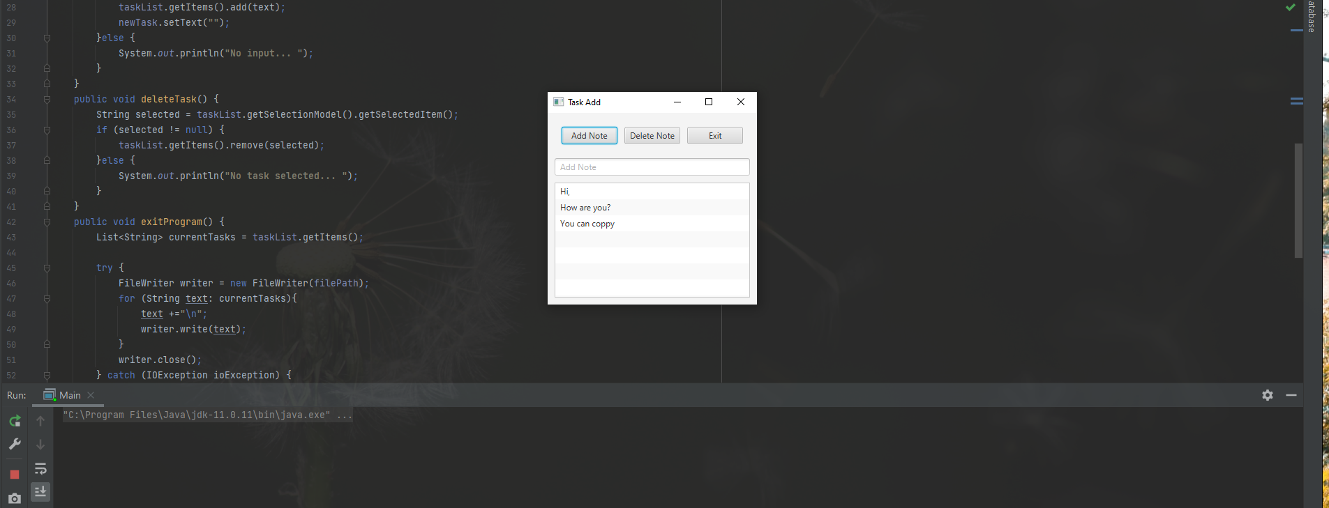 GitHub - sazib0/NoteTask: Dailey short task texts add software.