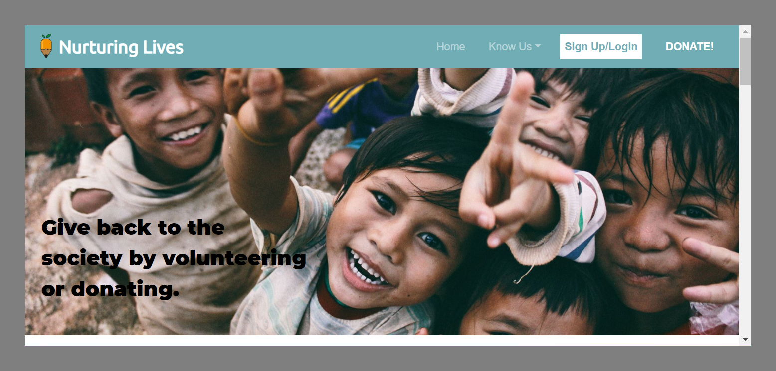 GitHub - shivani-2/NGO-Website: A full-stack website created using HTML ...