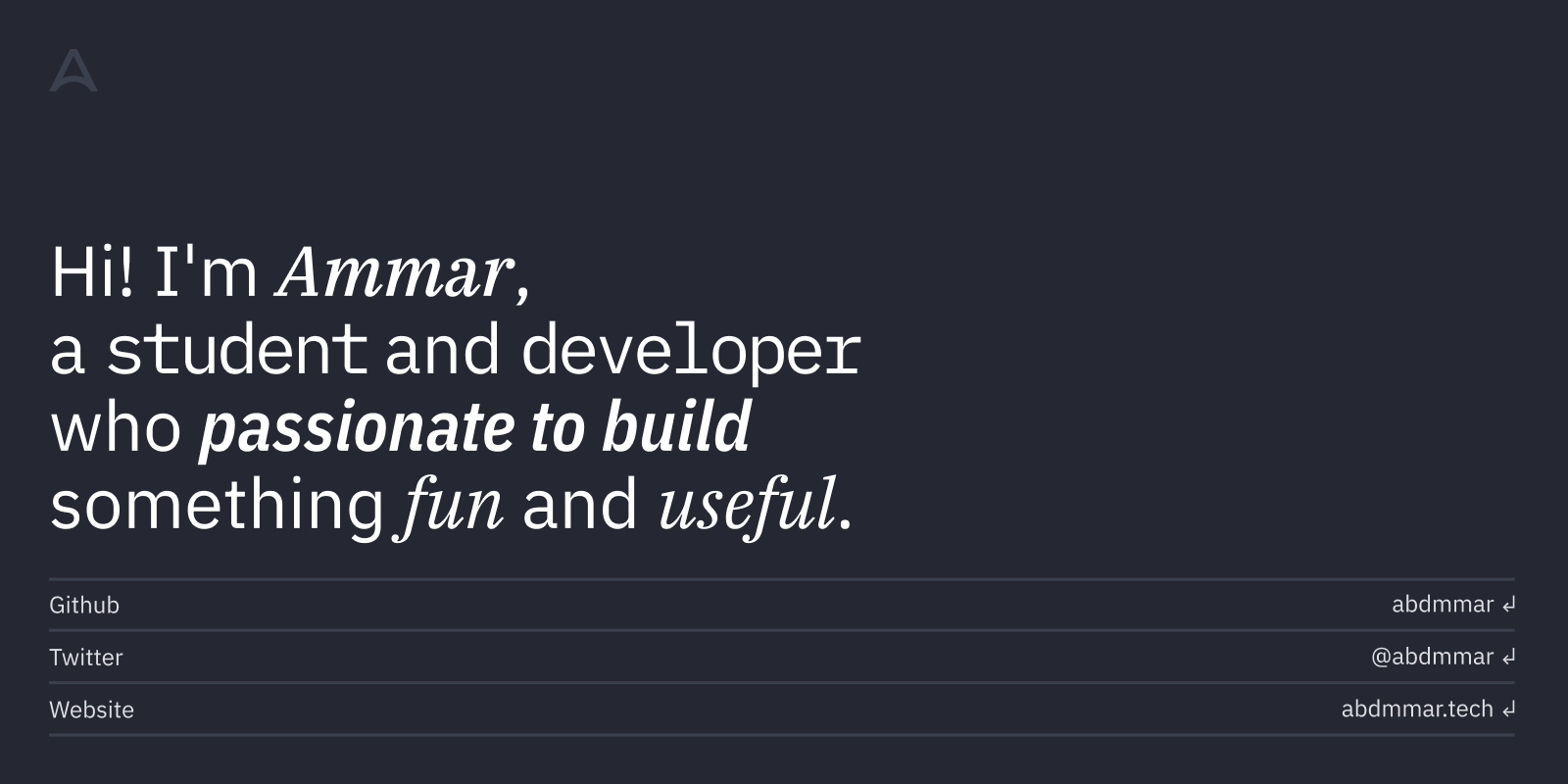 GitHub - abdmmar/website: