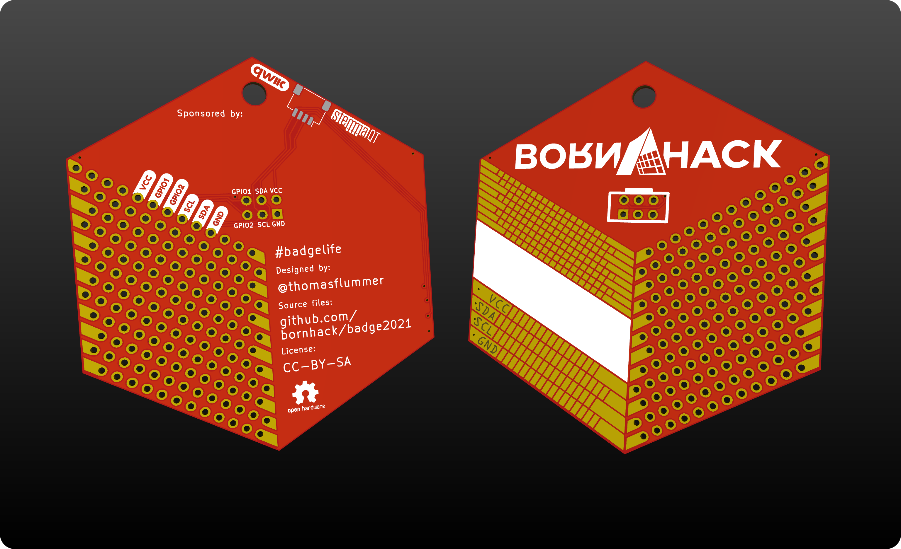 GitHub - bornhack/badge2021: BornHack Badge 2021