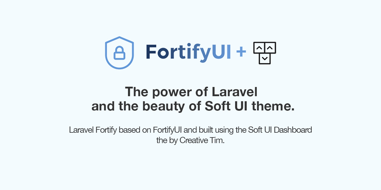GitHub - akukoder/fortify-soft-ui: Laravel Fortify based on FortifyUI and built using the Soft ...