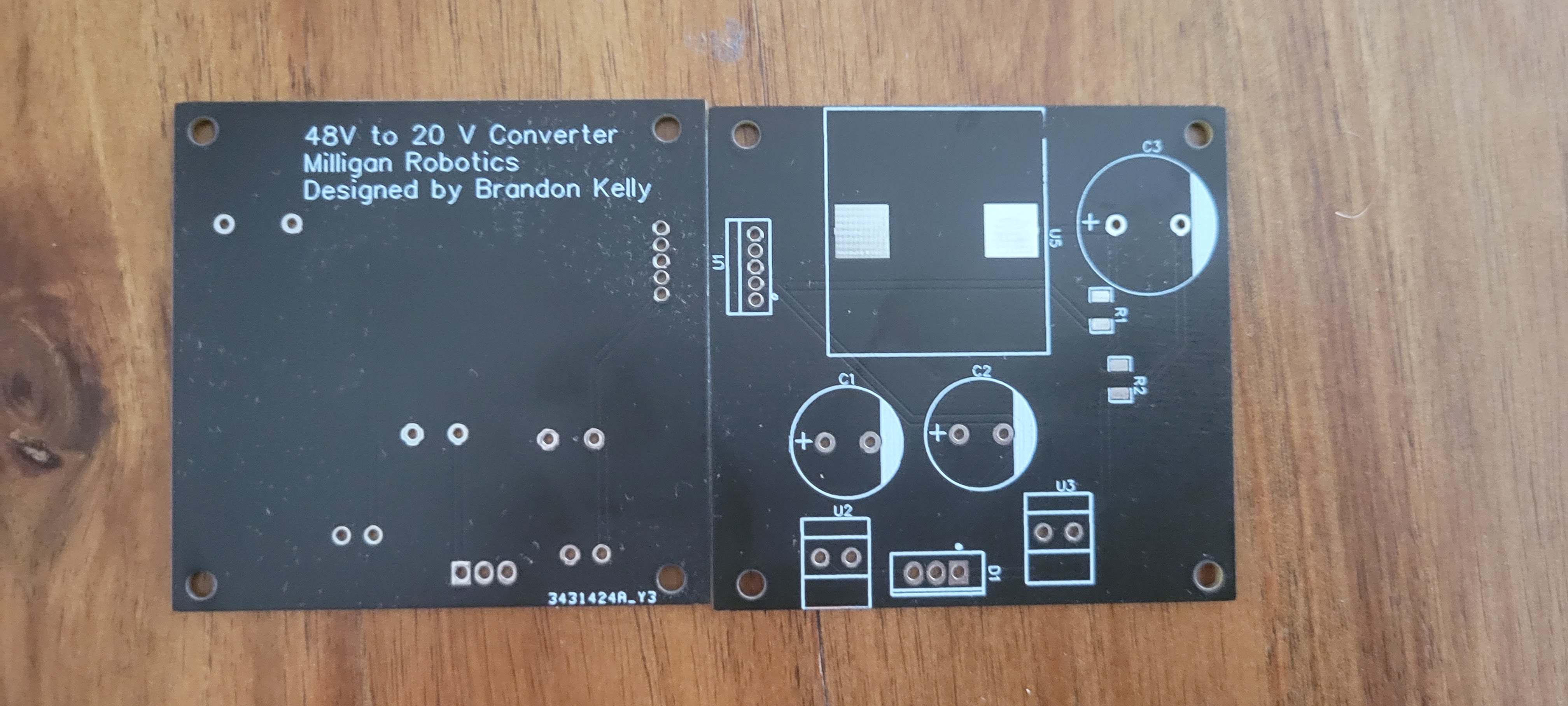 GitHub - weasal/Milligan-Robotics-DC-DC-Converter: A DC-DC converter built around the TI LM2576