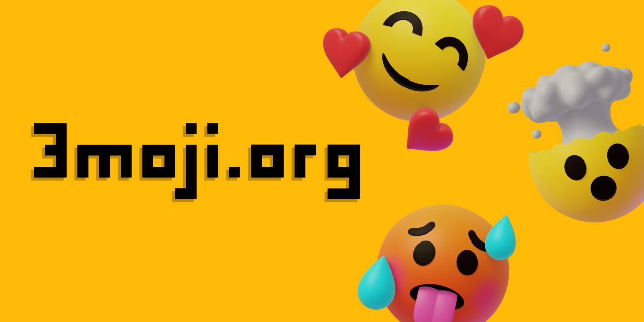 GitHub - jeremytoys/3moji: A 3D library of Emoji