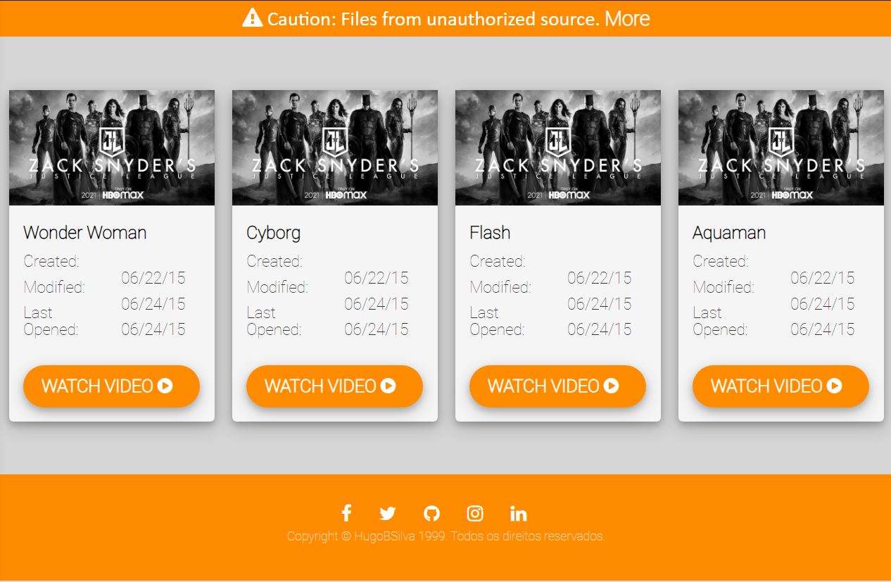 GitHub - Hugo-BSilva/Projeto_Zack_Snyder: HTML + CSS