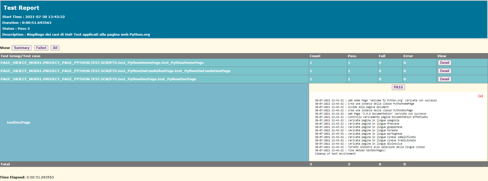 GitHub - pcordovana/HtmlTestReport: Test program which creates report ...