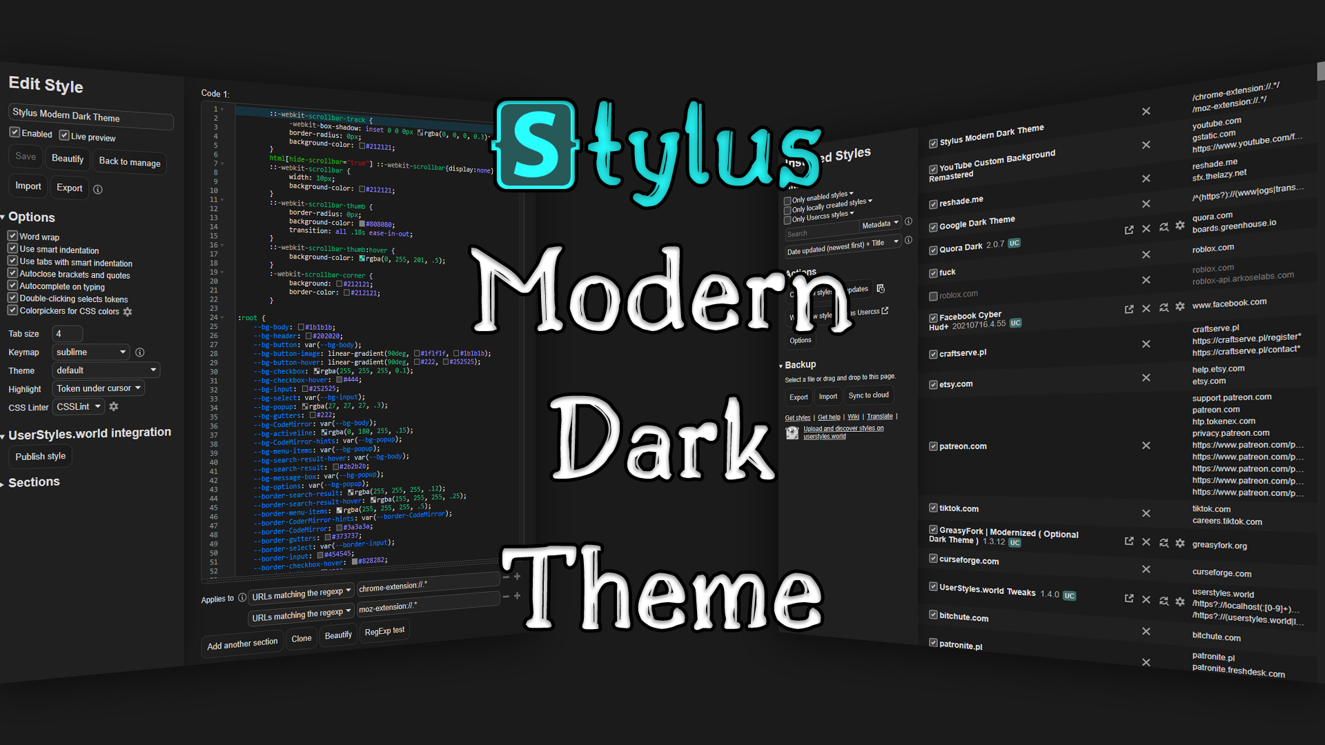 stylus-dark-theme · GitHub Topics · GitHub