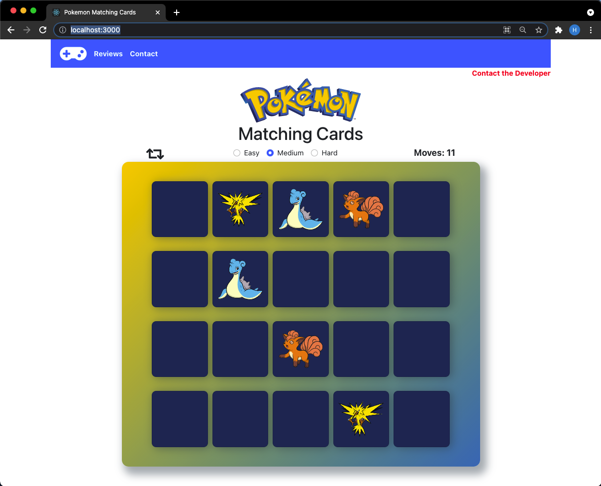GitHub - CodeHunt101/pokemon-matching-cards-project-phase-2: A fun to ...
