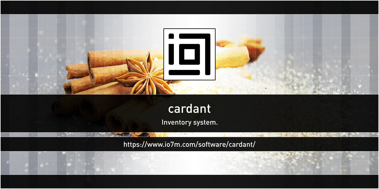 GitHub - io7m/cardant: Inventory system