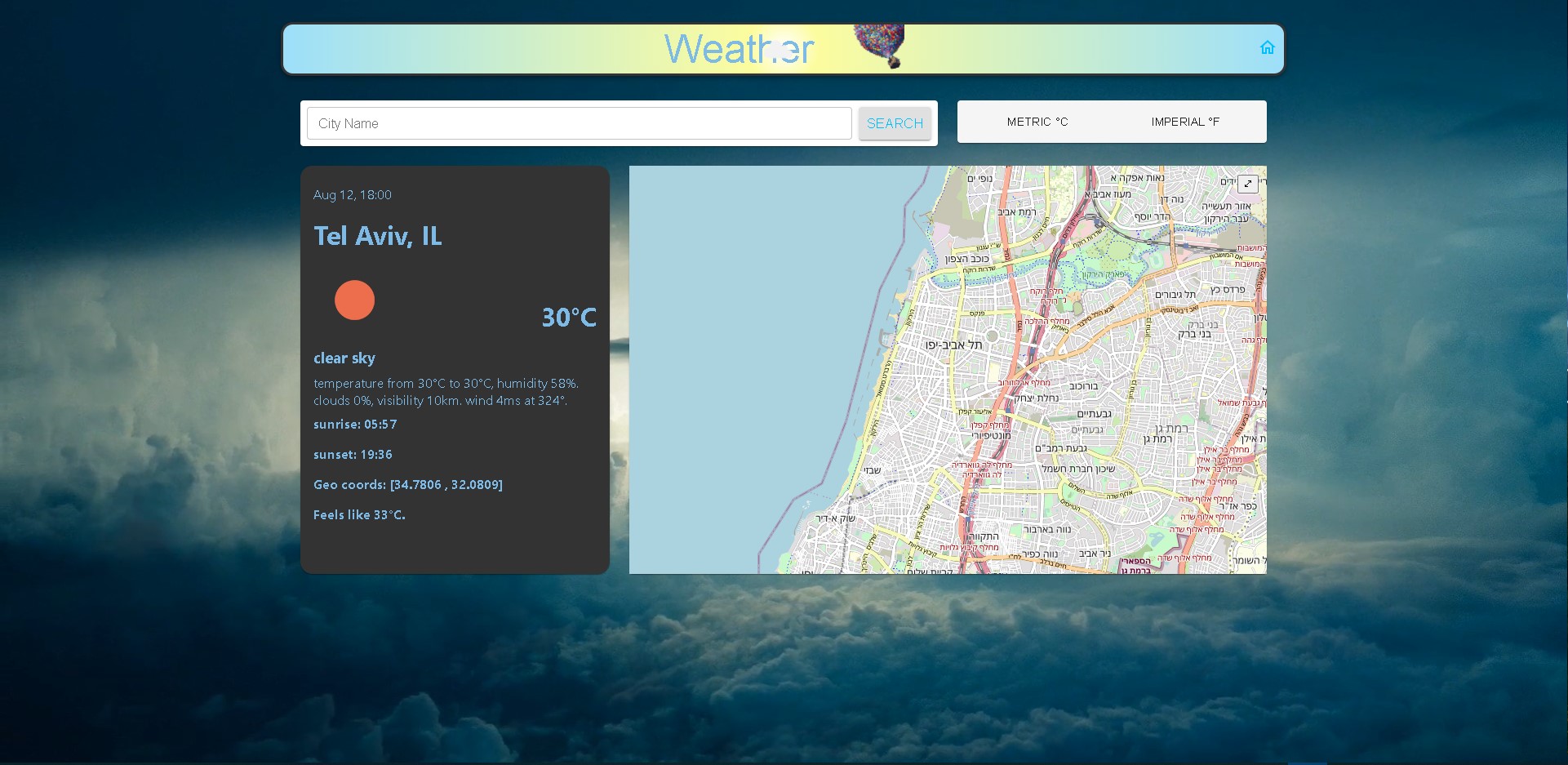 GitHub - jamberusimantov/weather: a forecast web service includeing a map