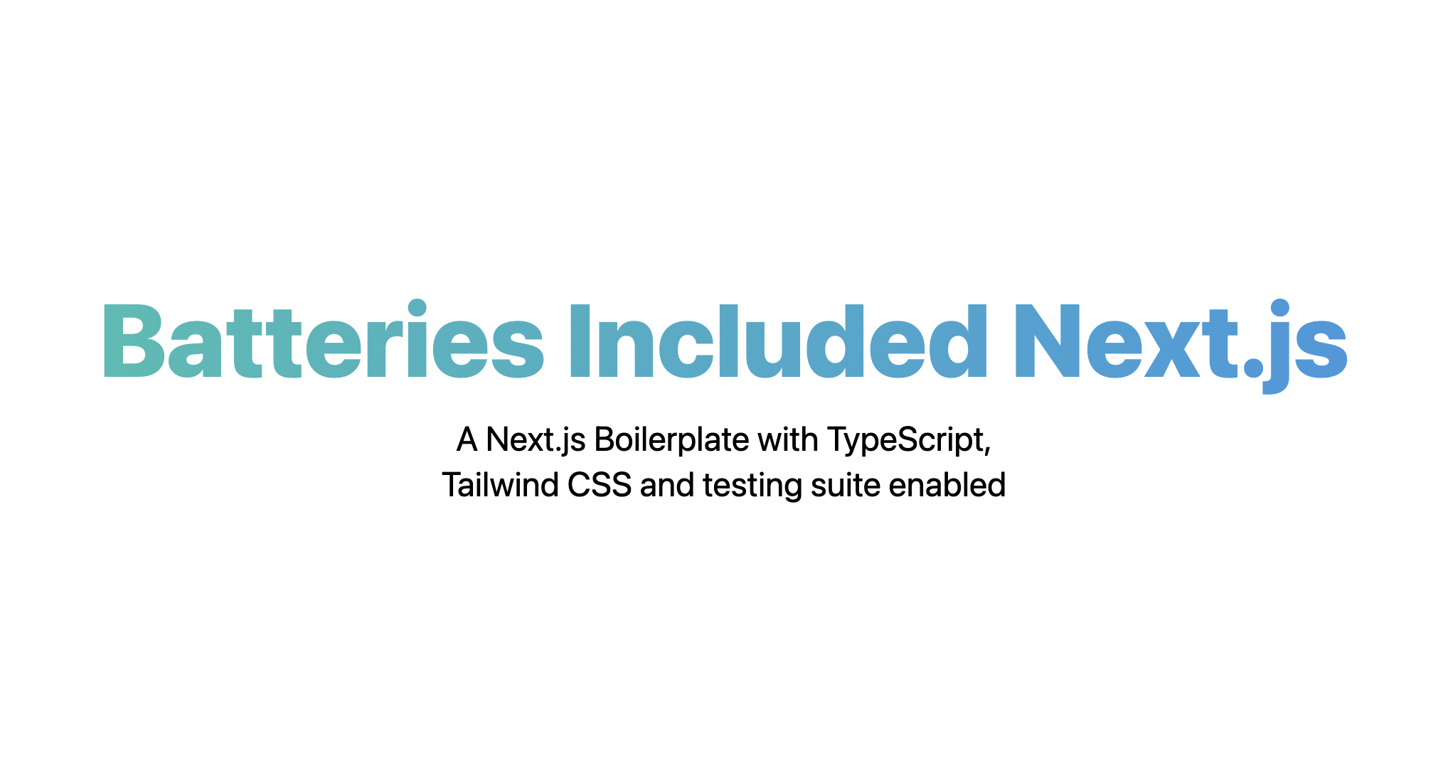 GitHub - antoniolofiego/Batteries-Included-Next.js: A starting ...