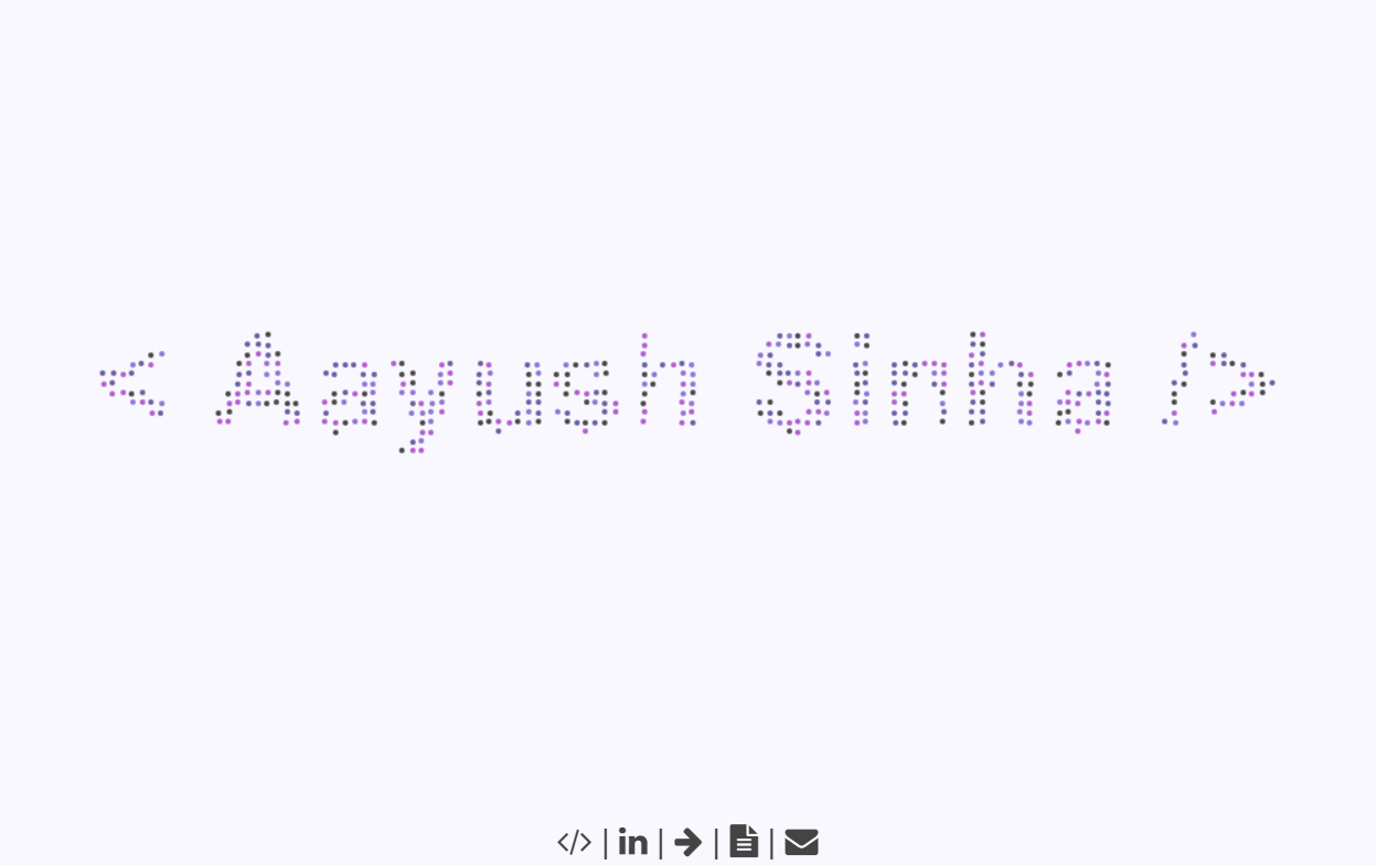 GitHub - aayusharyan/yush.dev: yush.dev | Landing page for Aayush Sinha