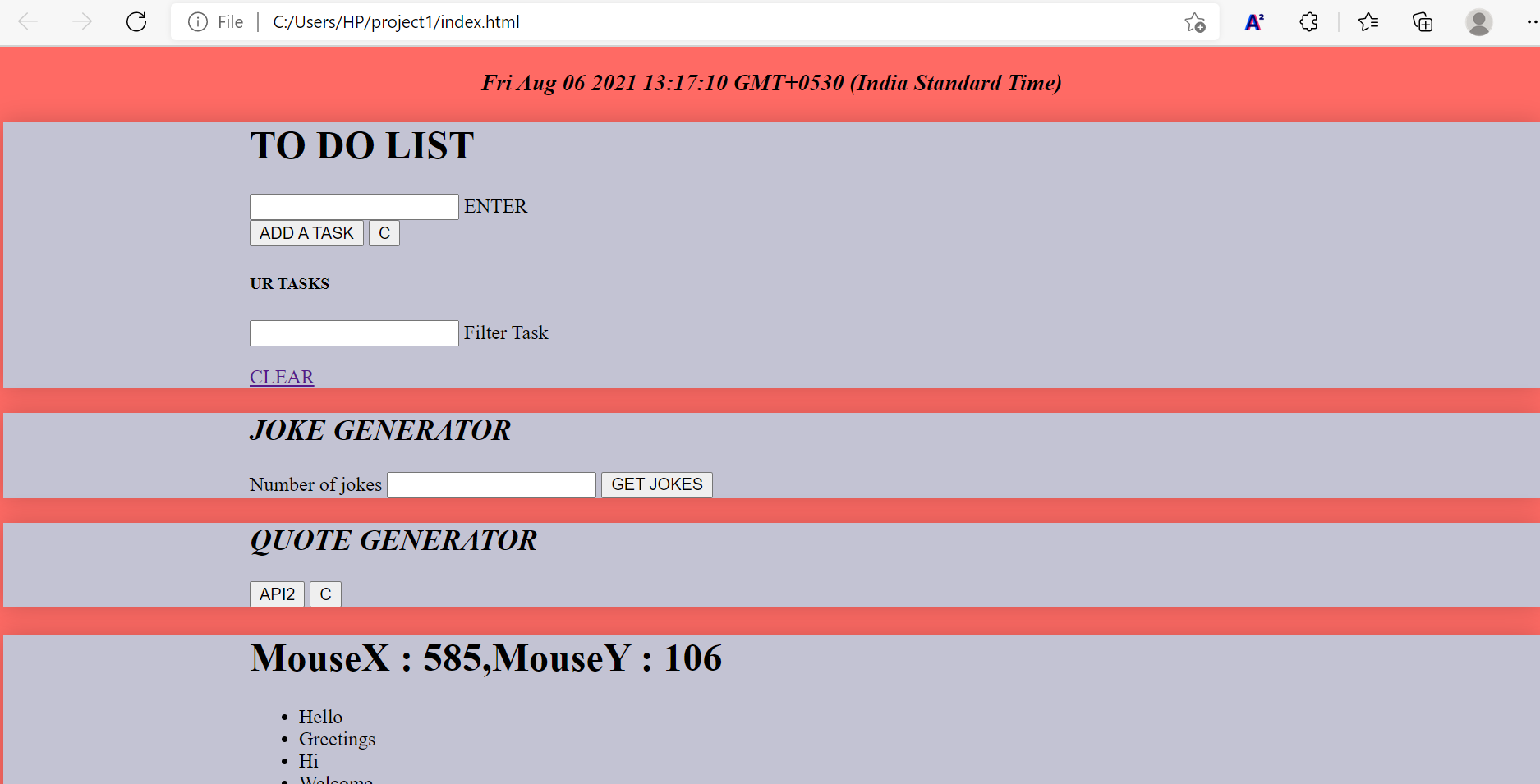GitHub - jainapoorva40/project1