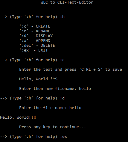 GitHub - vjkhtw/CLI-Text-Editor: Took an inspiration from VIM to create a similar text editor ...