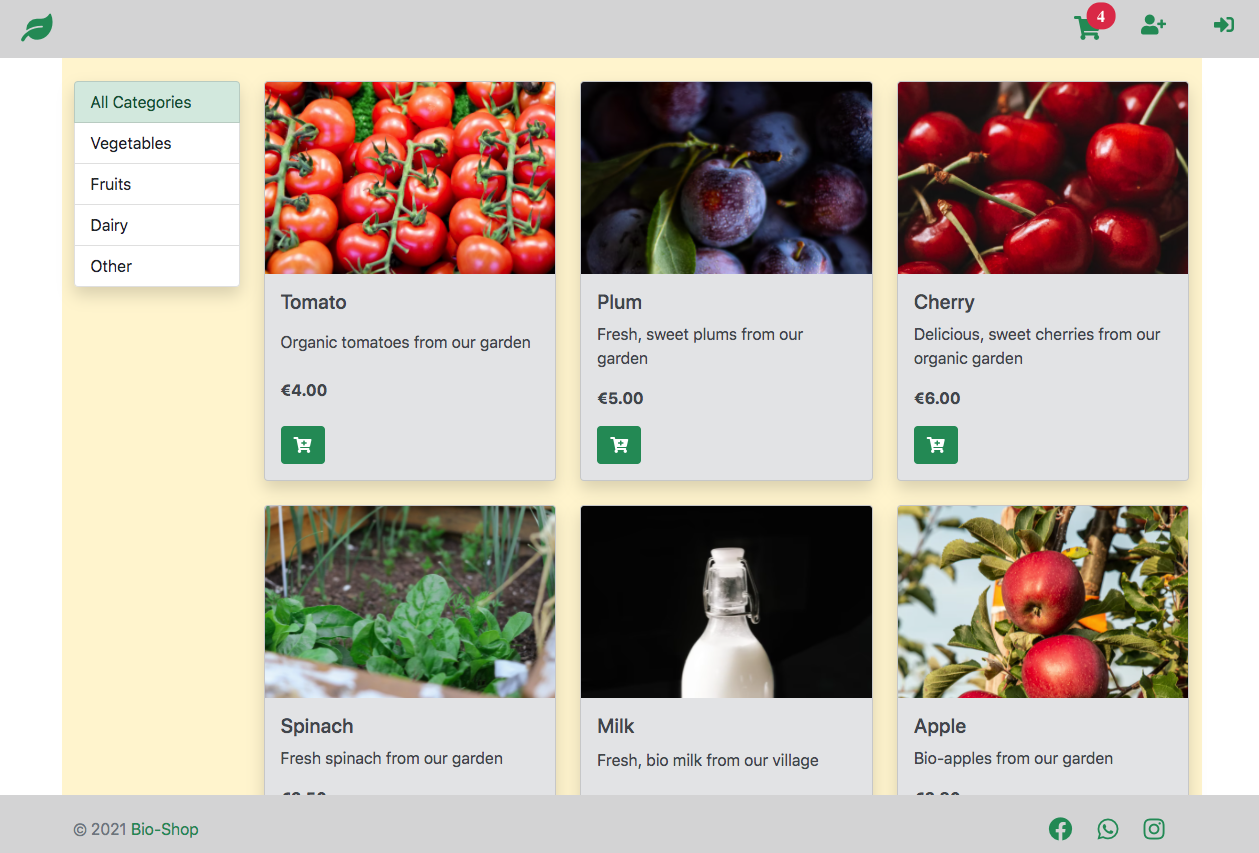 GitHub - botondKulcsar/bioshop