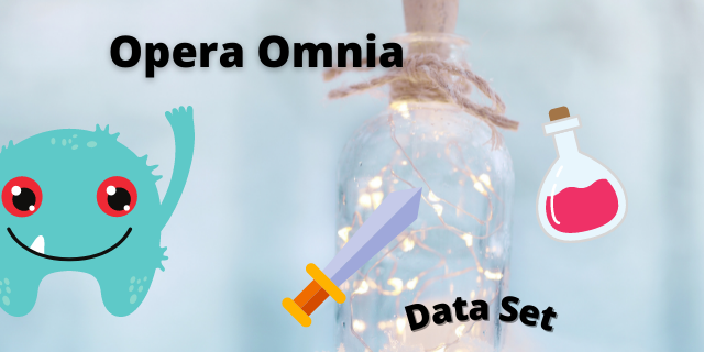 GitHub - triptych/opera-omnia: A collection of fun and interesting data ...