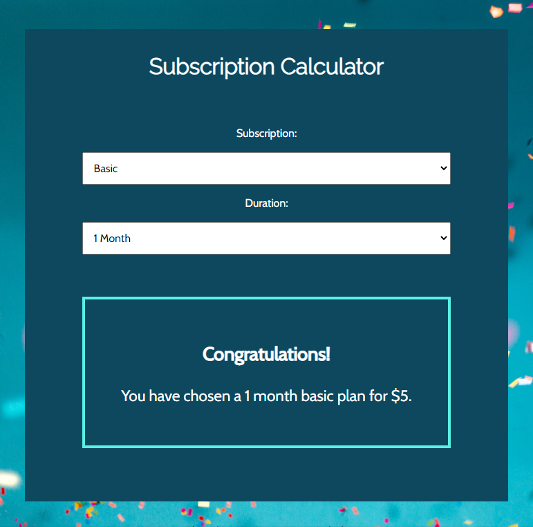 GitHub - SK-CWD/subscription-calculator: Easy to use calculator shows you what your monthly ...