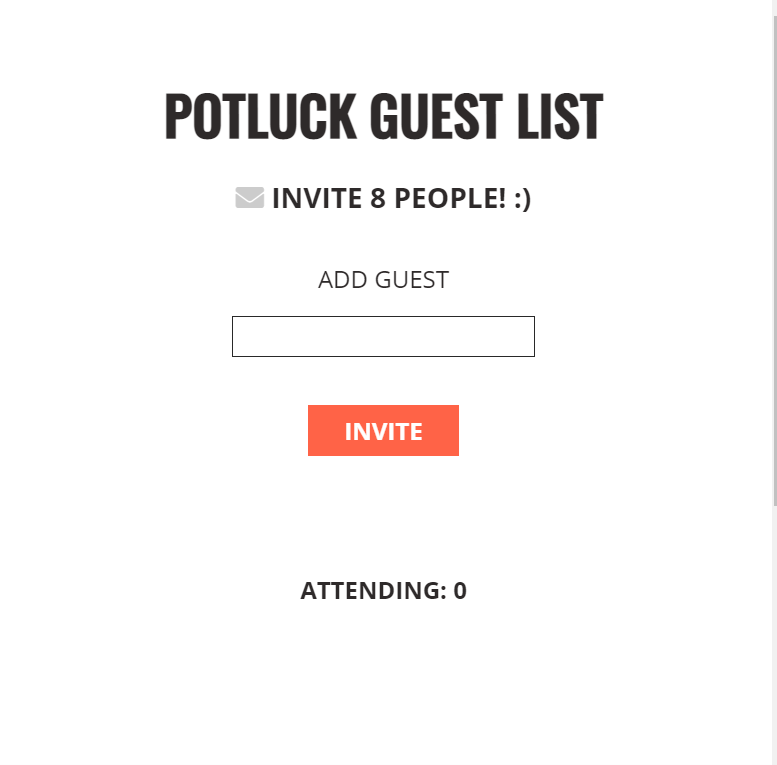 GitHub - SK-CWD/potluck-guest-list: JavaScript/HTML/CSS shows an easy and fun list of guests and ...