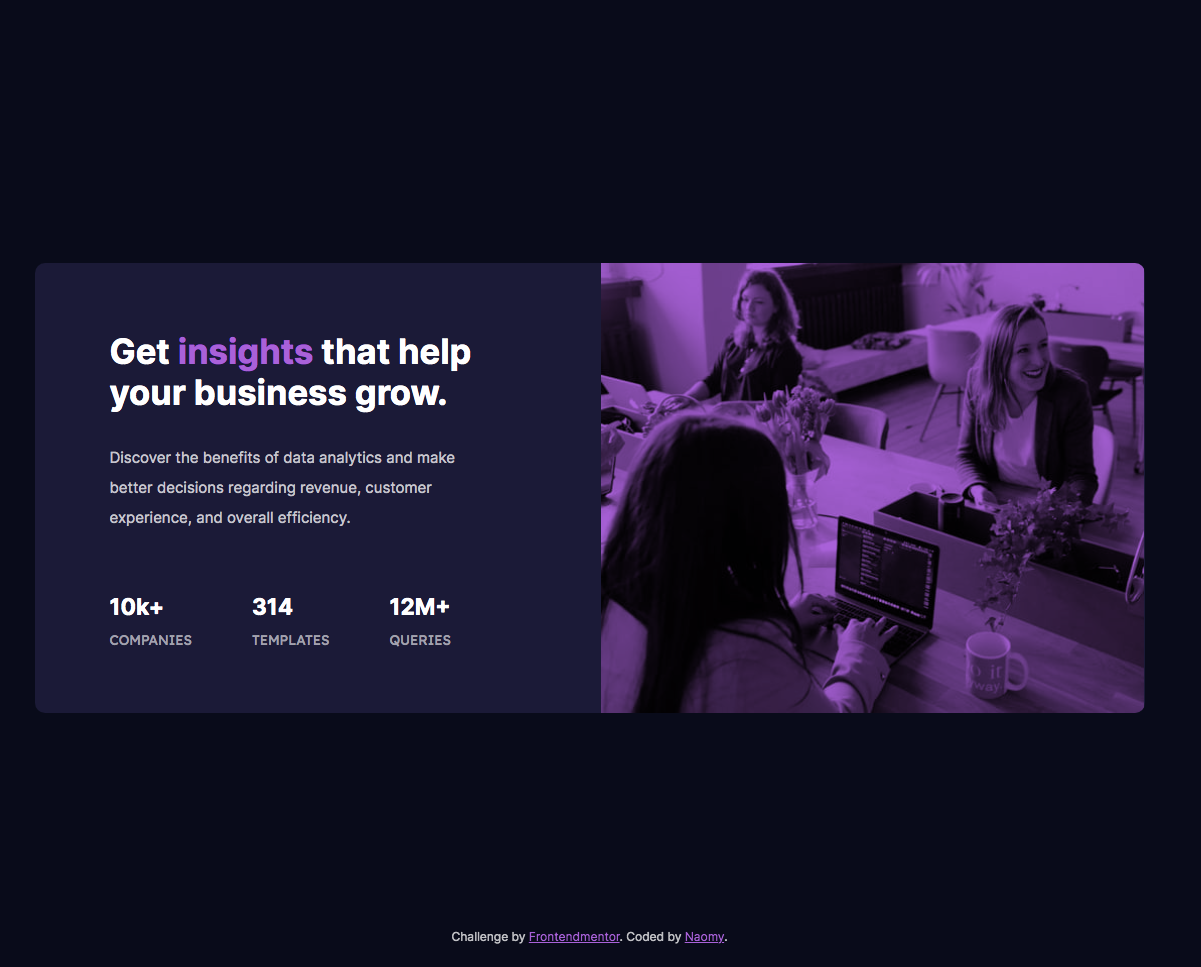GitHub - naomy19/Stats-preview-card-component: Created with CodeSandbox