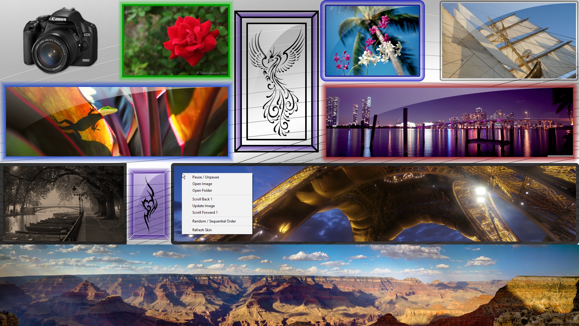 GitHub - Cadrell/Slideshow-Mastery: A Rainmeter slideshow - sequential ...