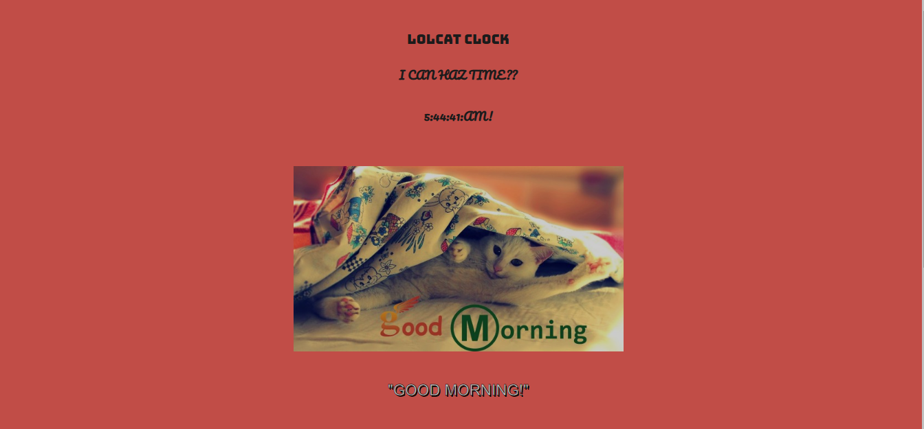 GitHub - LINUSOBURA/Lol-cat-clock: A Web-App that shows time and gives ...