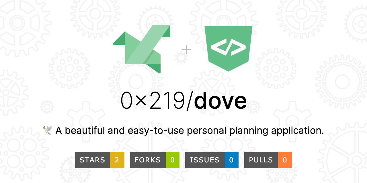 GitHub - lzm0x219/dove: 🕊 A beautiful and easy-to-use personal planning ...