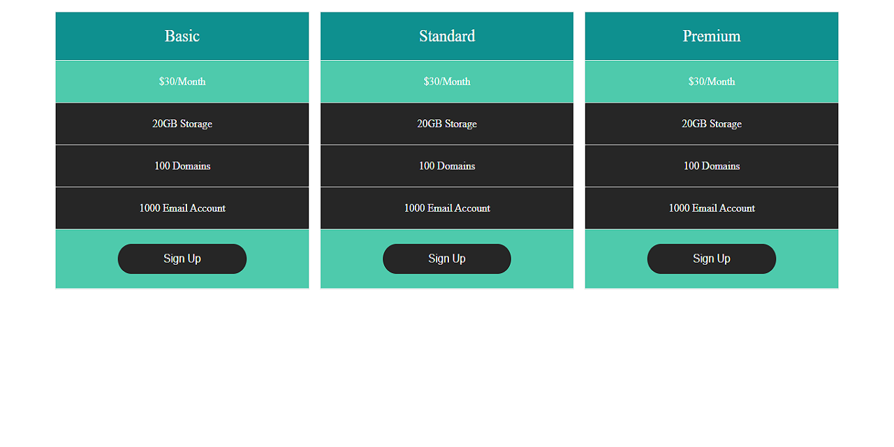 GitHub - shahnewazweb/Price-table-by-flexbox