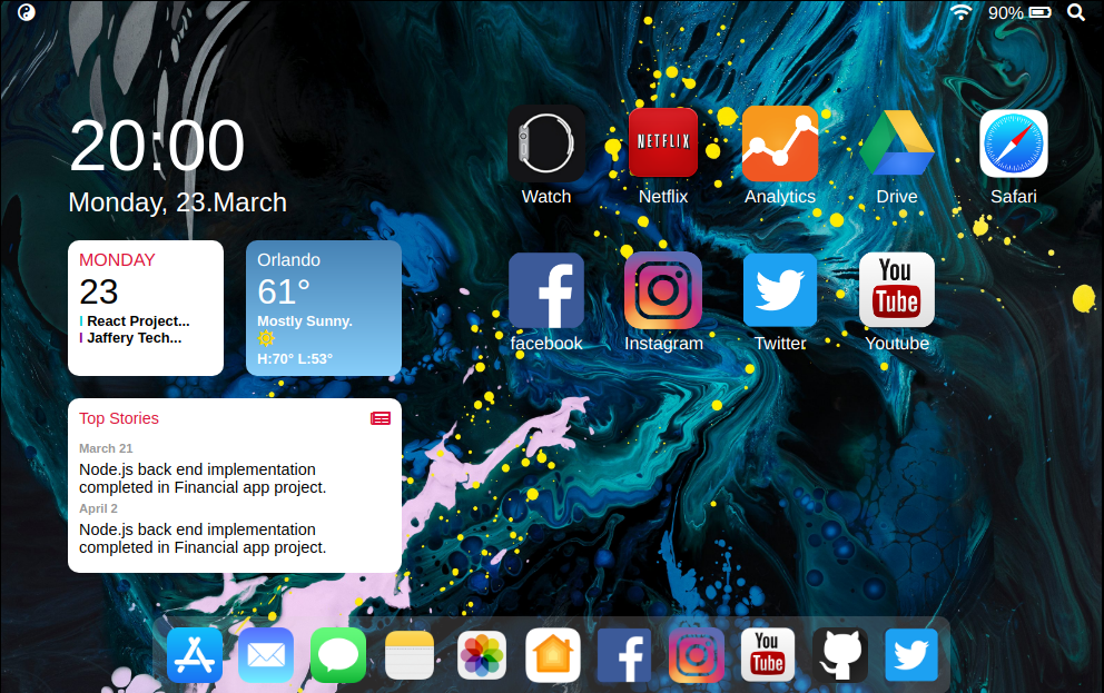 GitHub - jafferytech110/MacOSLook: It is a mac OS look alike website ...