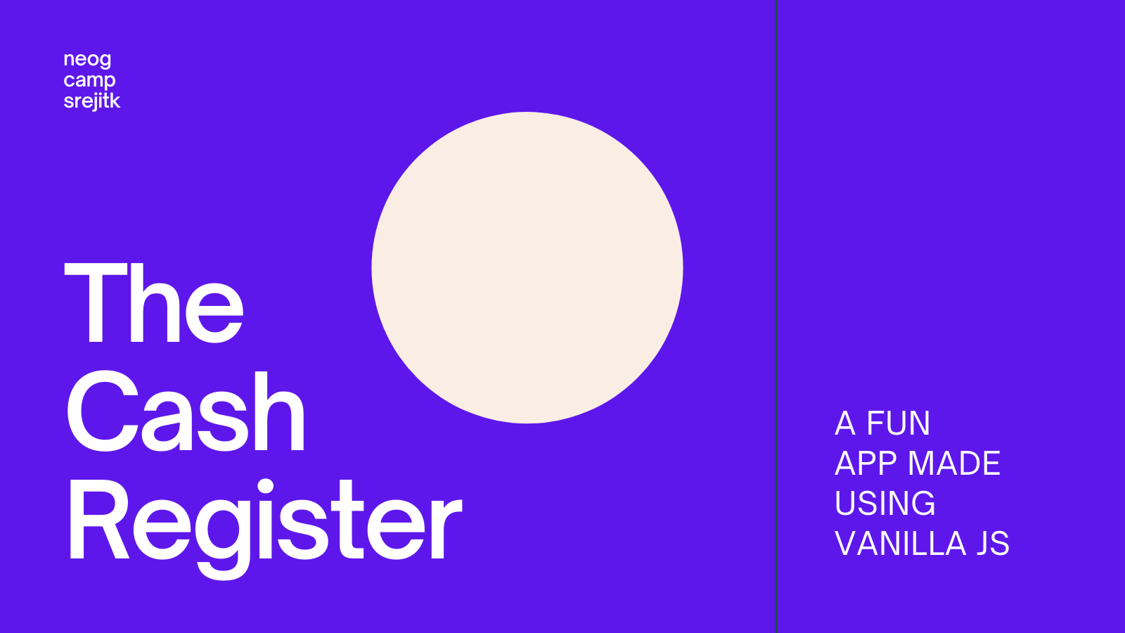 GitHub - srejitk/neogcamp-mark-ten-cash-register: Created with CodeSandbox