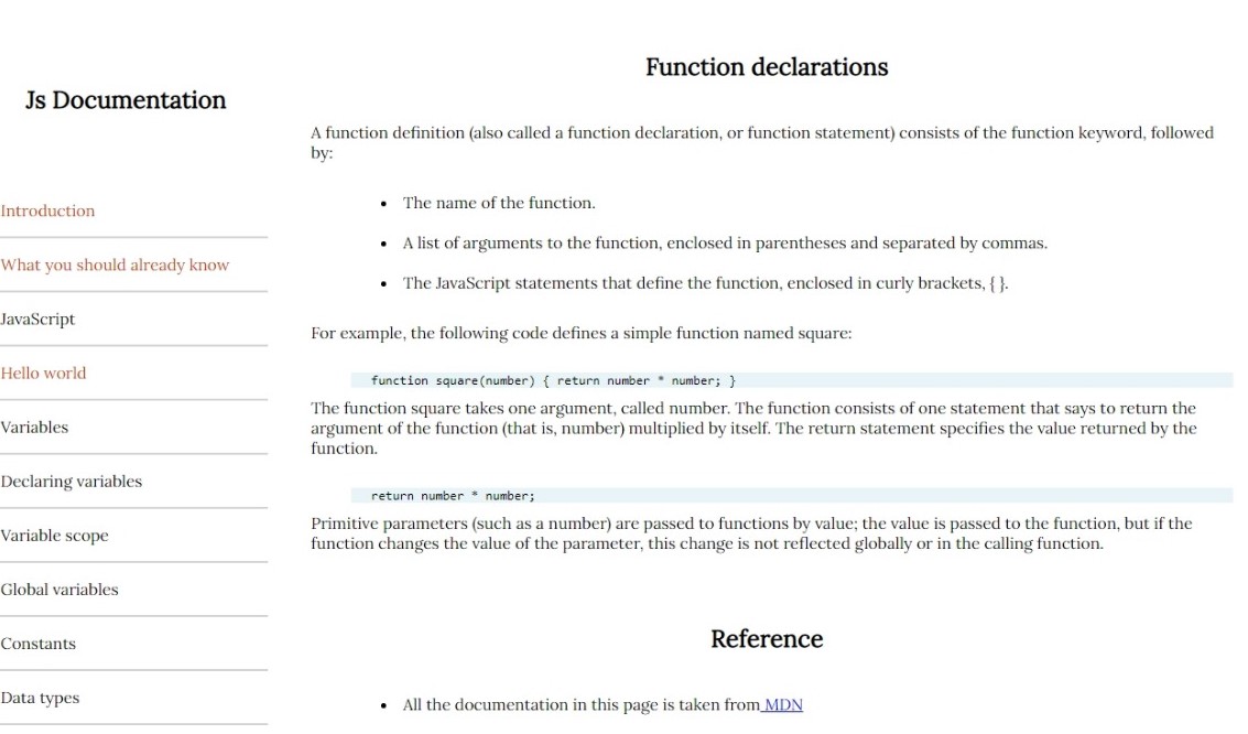 GitHub - zaklinaradivojevic/technical_documentation_page: freecodecamp project