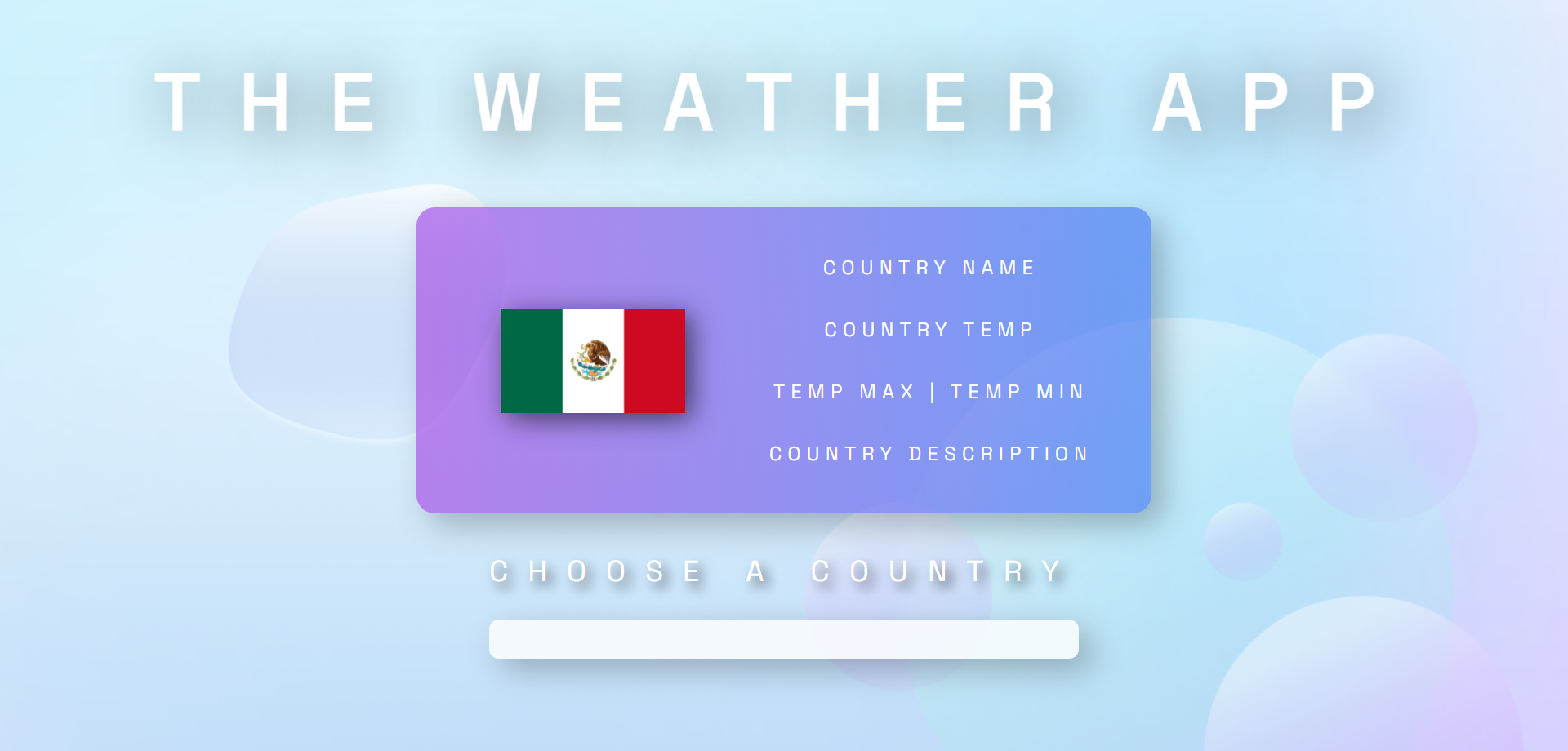 GitHub - CarlosVilla25/The-Weather-App