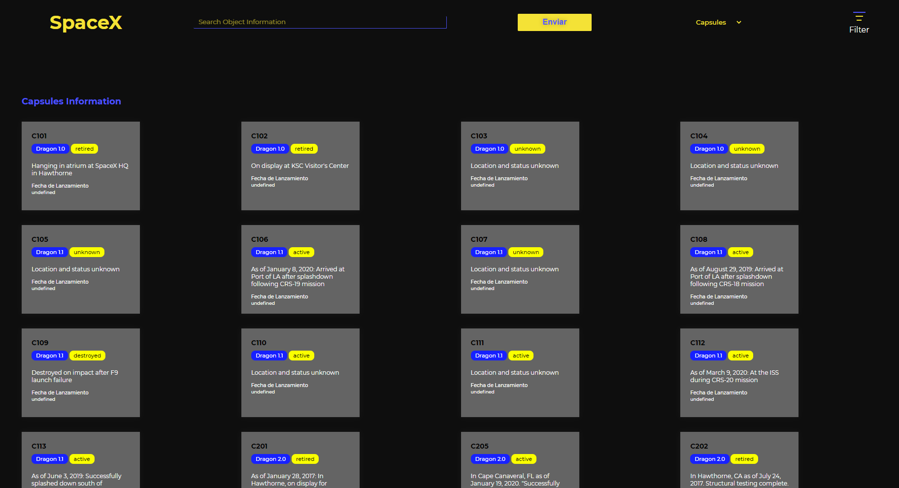 Spacex Api · Github Topics · Github 