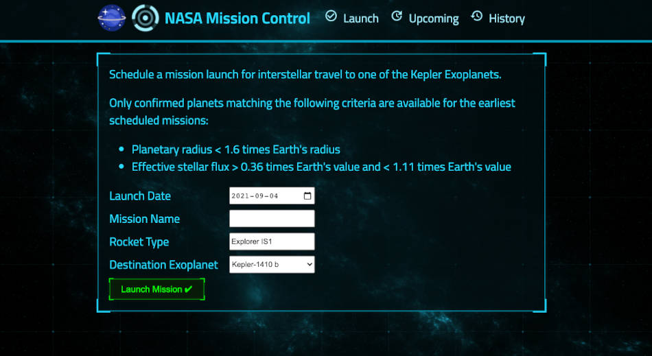 GitHub - software-trizzey/nasa-project: This is a full-stack project ...