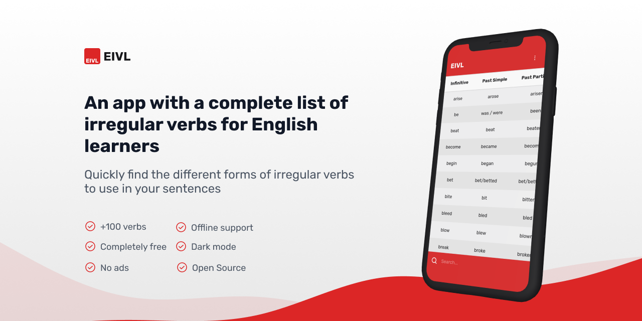 GitHub - imlautaro/eivl: An open source app with a complete list of irregular verbs for English ...