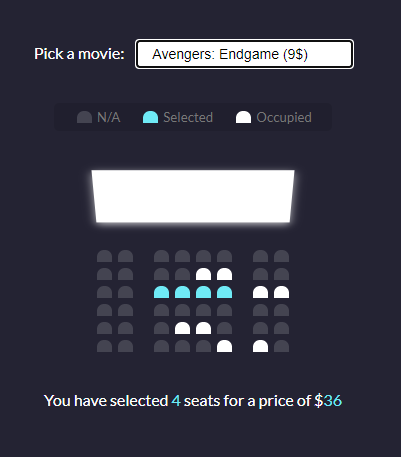 GitHub - AlmogWer/movie-seat-booking: HTML CSS & JS - Including local ...