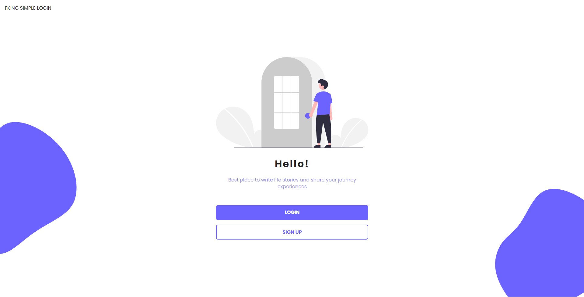 GitHub - javiermiz/Simple-login-template: Just another simple login site