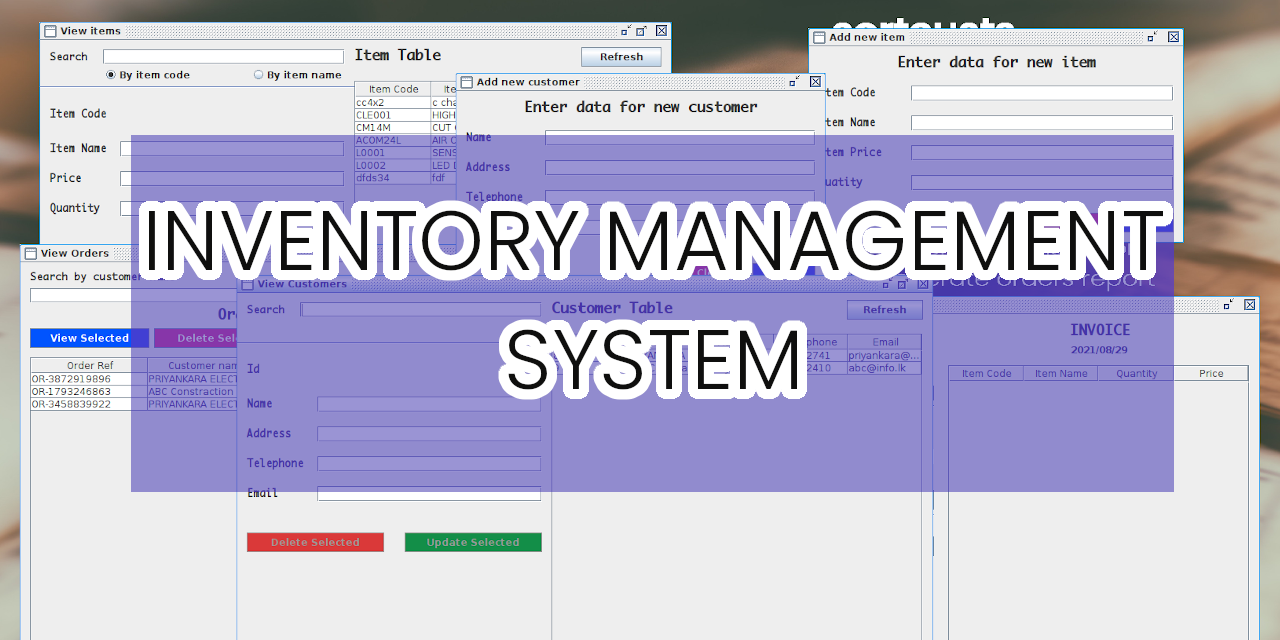 GitHub - sanda0/simple-inventory-management-system: java based