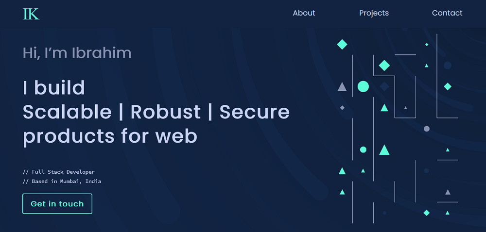 GitHub - ibrahimkundlik/portfolio: Portfolio Website